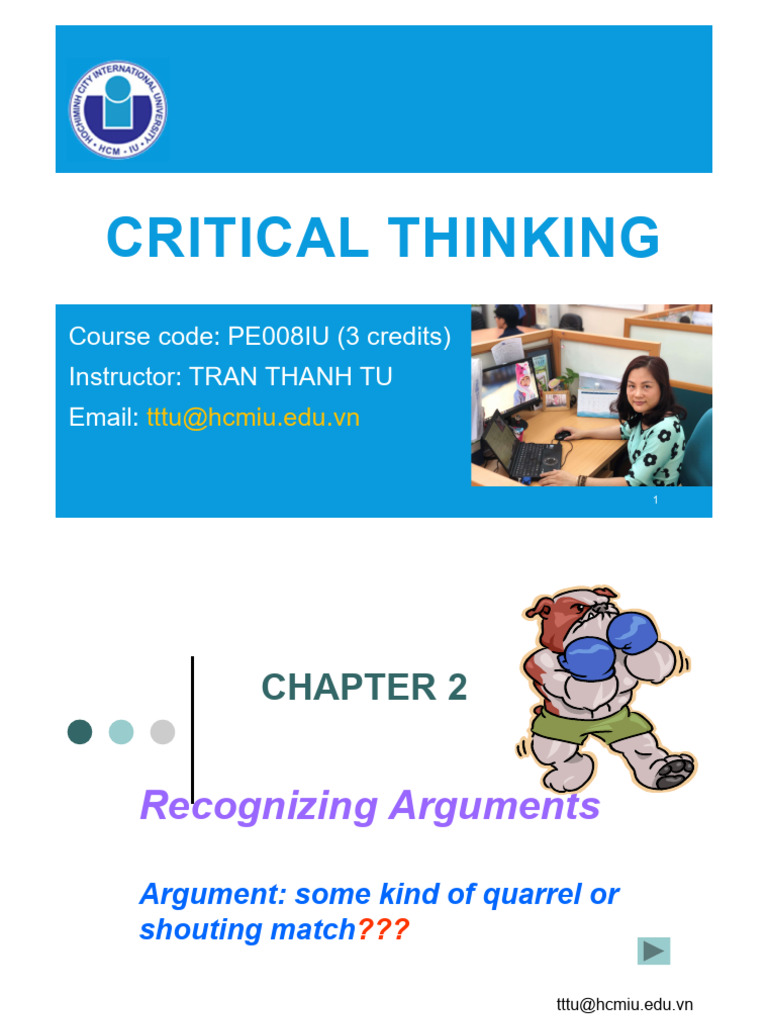 2.Lecture2 | PDF | Argument | Reason