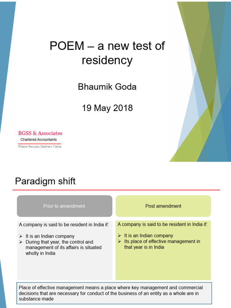 Poem Under Income Tax Act | PDF