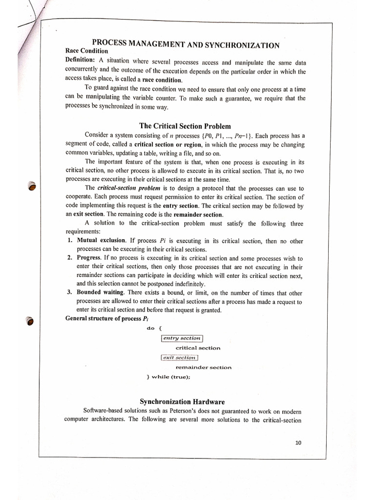 Os-Unit 3 (Mid1) | PDF