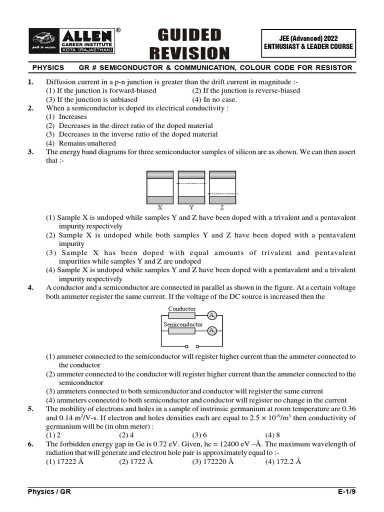 10 # GR (Semiconductor & Communication, Colour Code For Resistor) - Eng ...