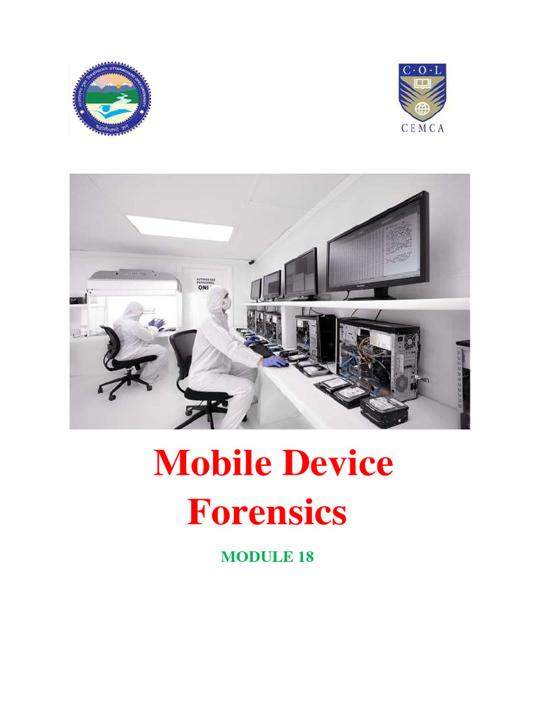 Module 018 Mobile Device Forensics | PDF