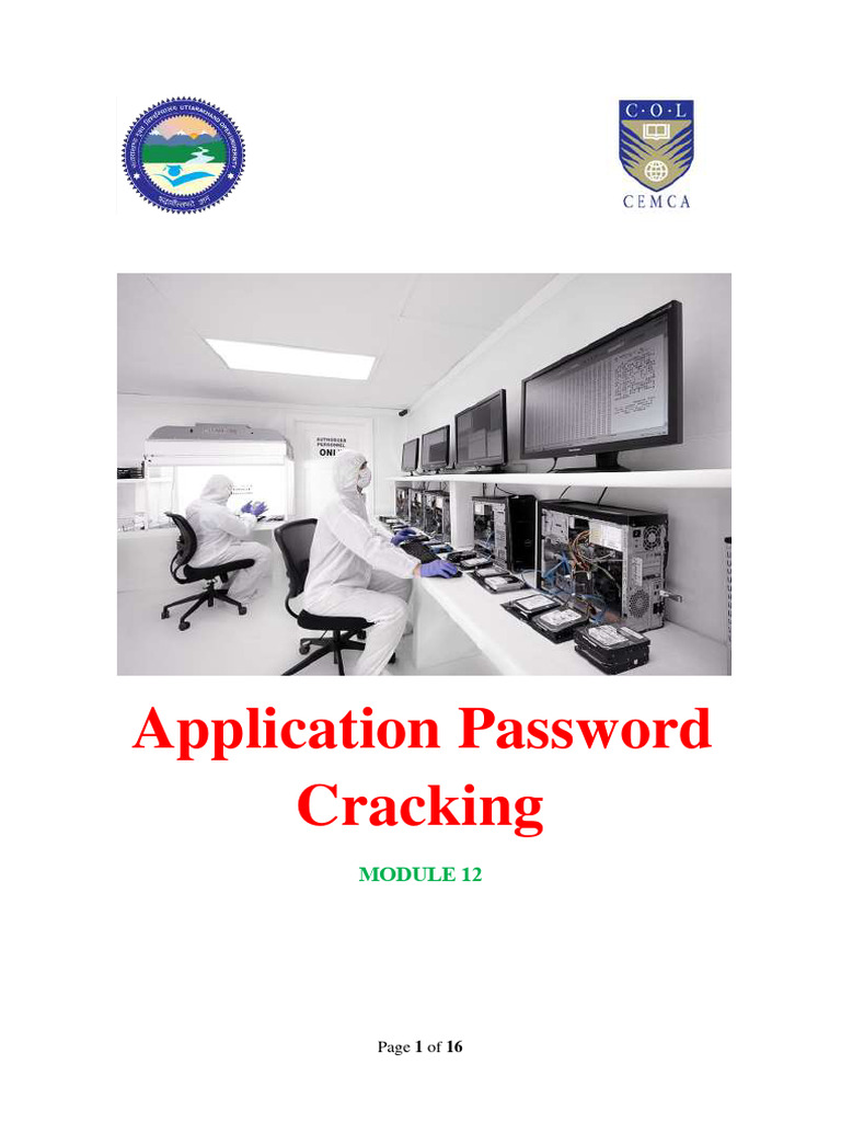 Module 012 Password Cracking | PDF | Password | Security Engineering