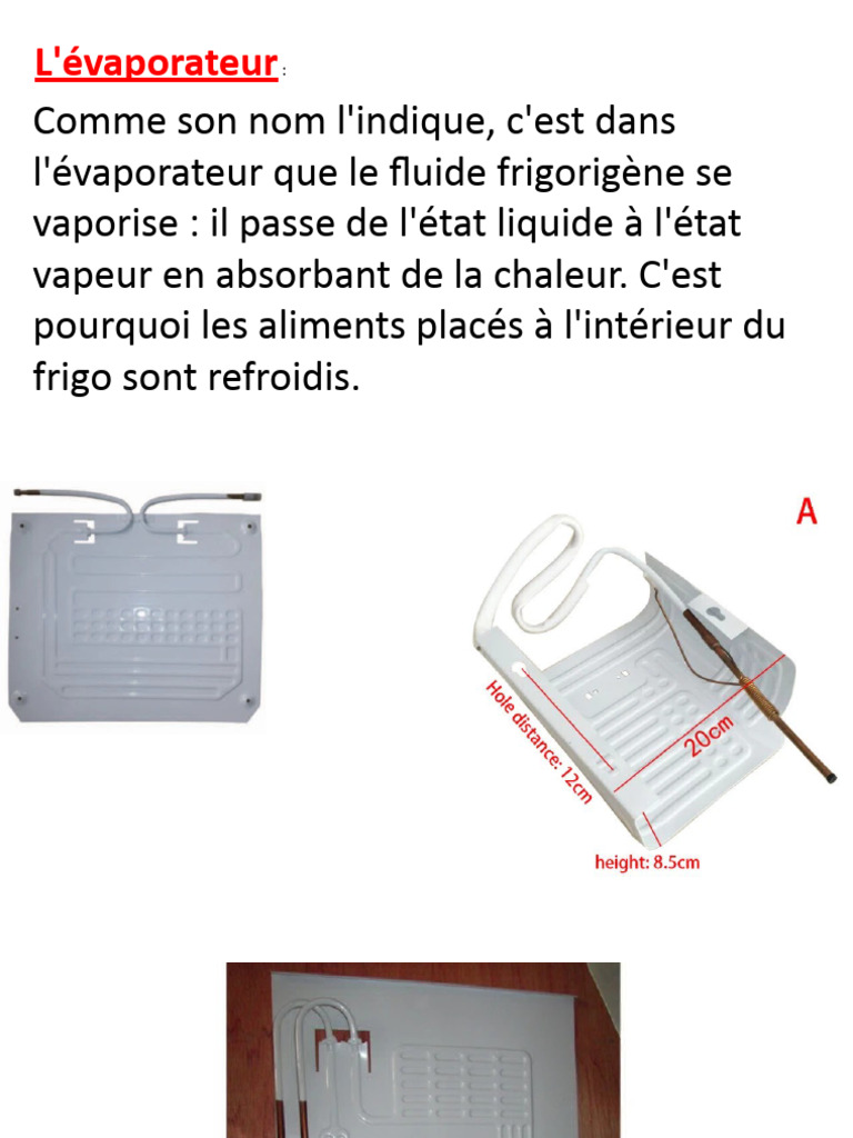 Éléments du cycle frigorifique | PDF | Réfrigérateur | Ingénierie mécanique