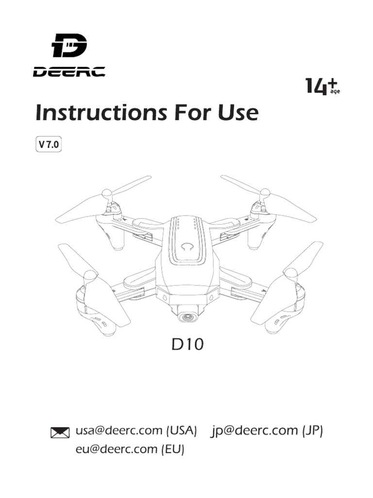 Drone DEERC Manual | PDF