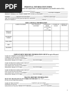 Fiche de Demande de Congé Template | PDF