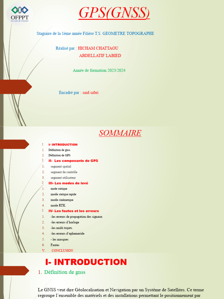Introduction au GNSS et GPS | PDF | Ordinateurs