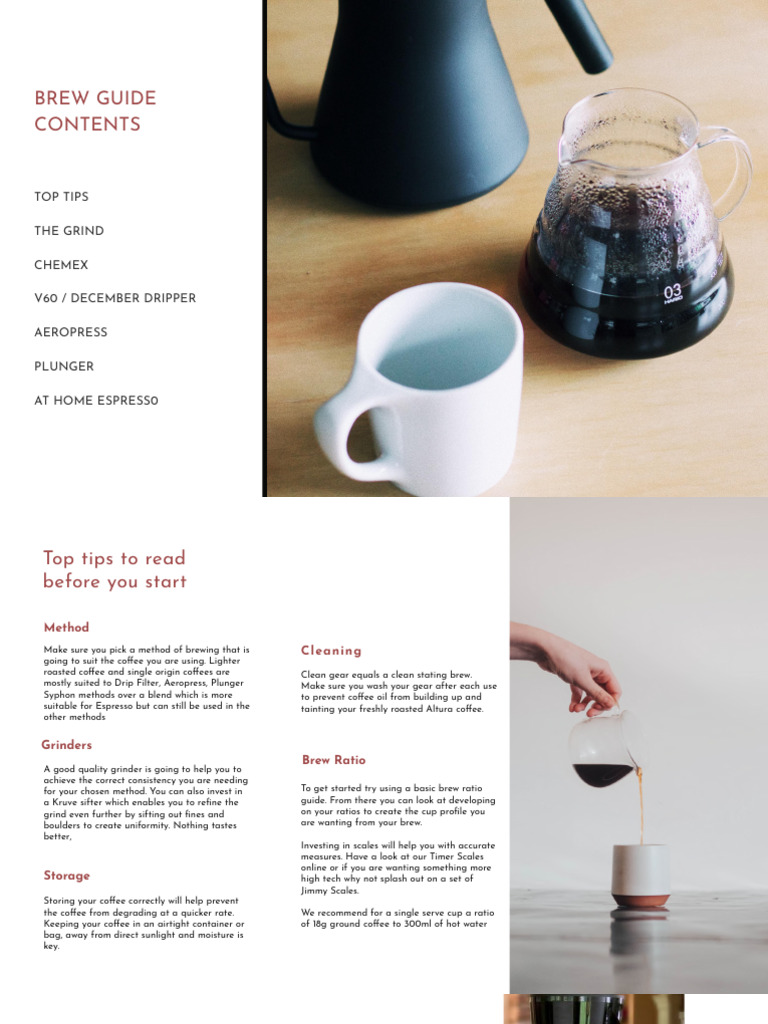 Brew Guide 4 | PDF | Drink | Coffee