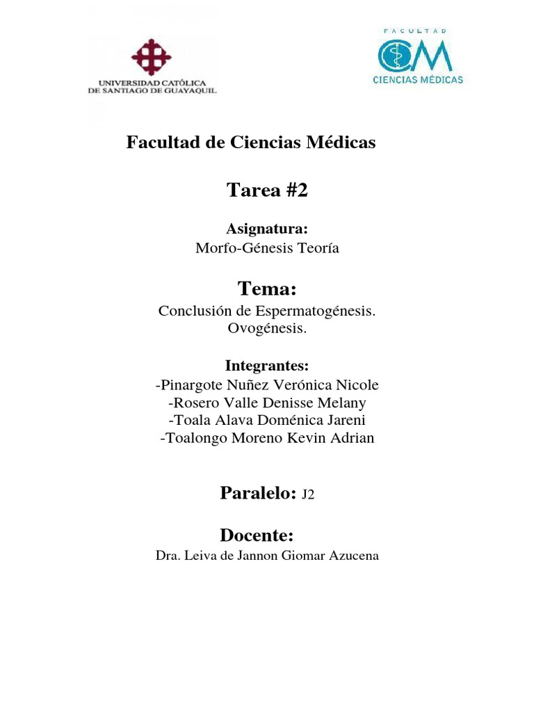 Morfogénesis Tarea 2-A-2023 | PDF | Mitosis | Anatomia animal
