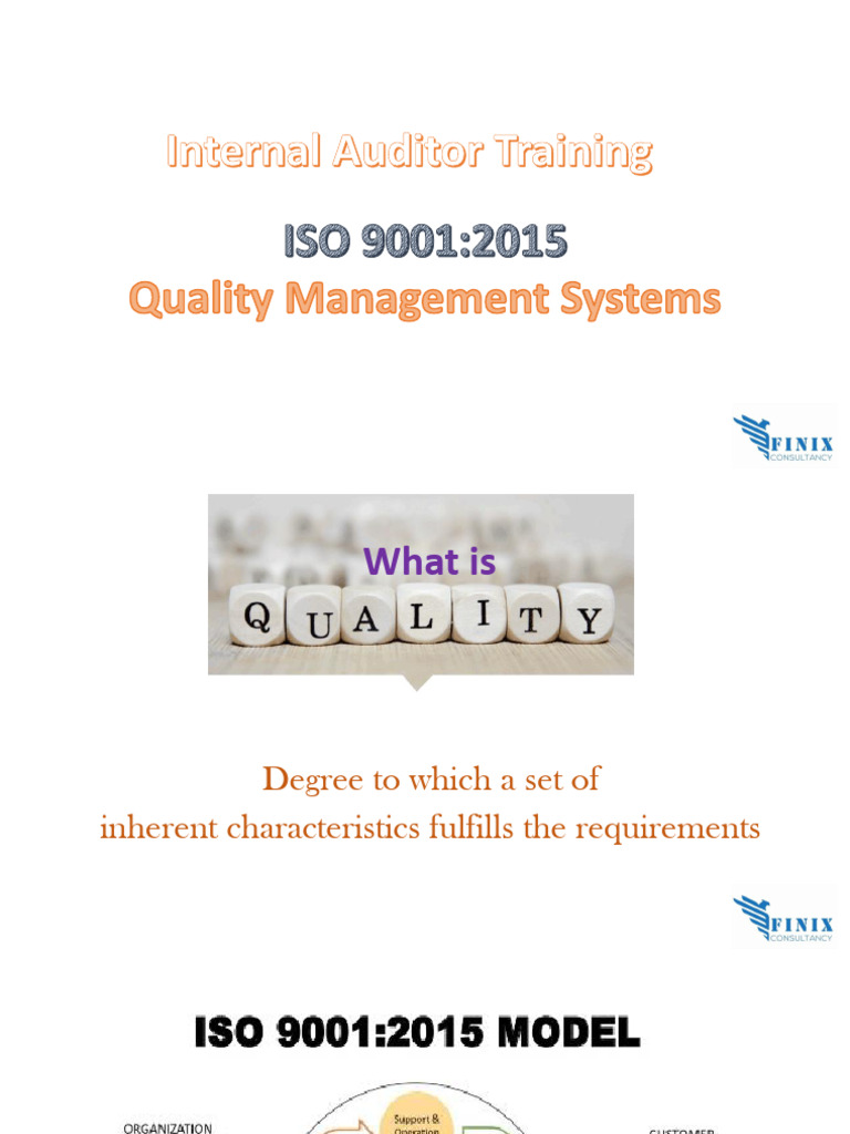 ISO 9001-2015 Presentation | PDF | Risk | Iso 9000