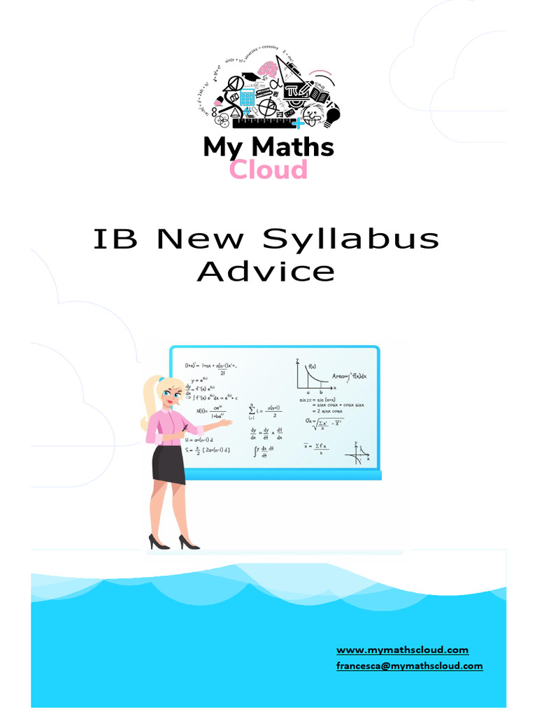 IB New Syllabus Advice | PDF