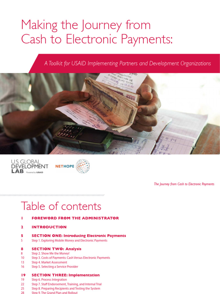 USAID Nethope Epayment Toolkit | PDF | Cash | Payments