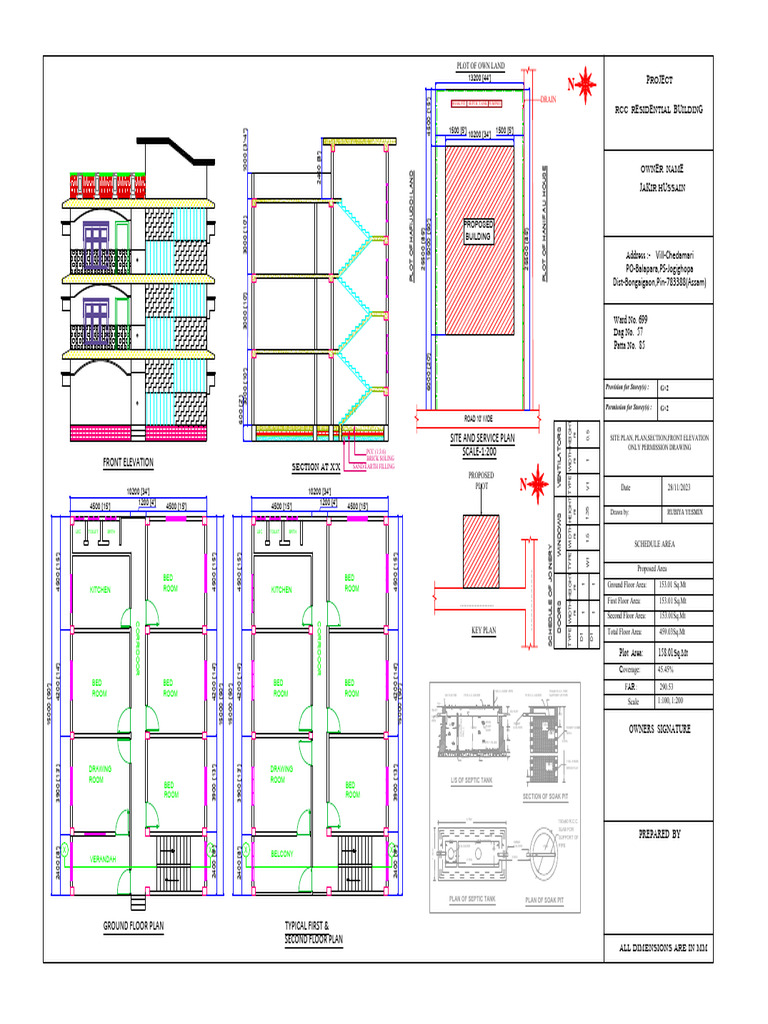 DRAWING BUILDING-Model | PDF