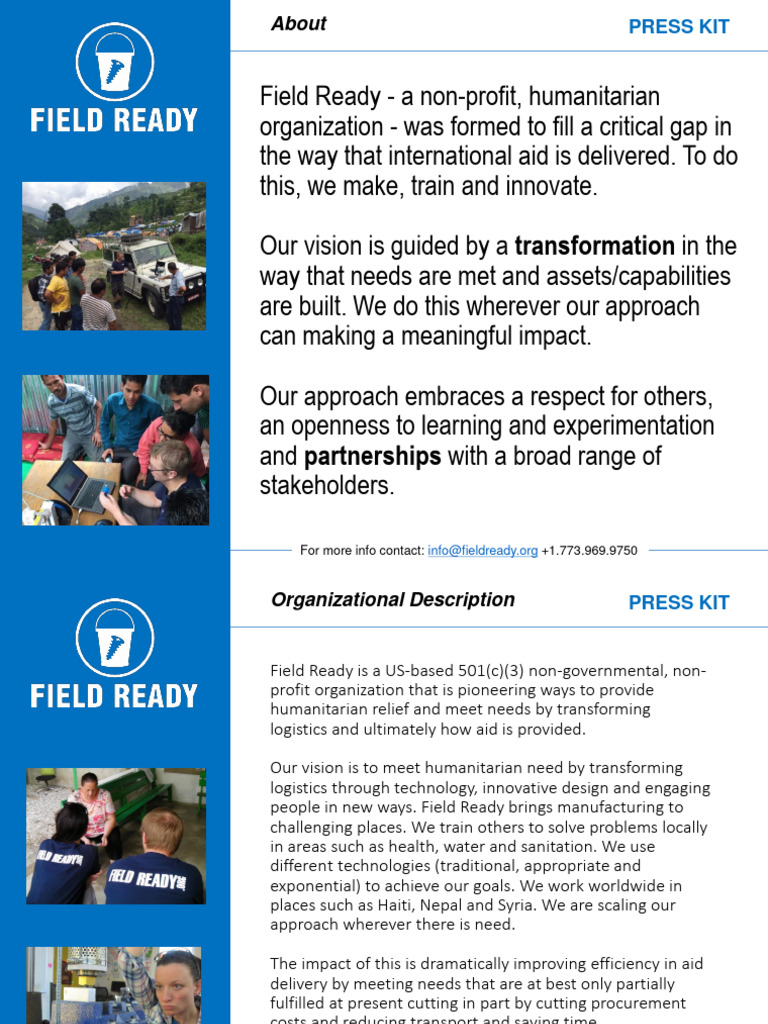 Field Ready | PDF | Aids | Logistics