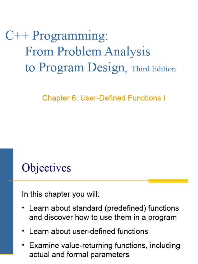 C++ Programming: From Problem Analysis To Program Design,: Third 