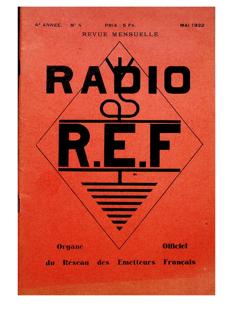 Radio REF 1932 05 | PDF