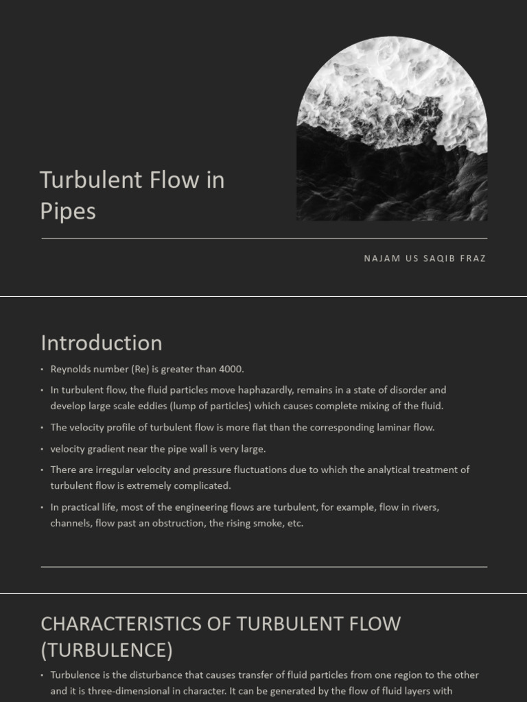 Lecture#4 | PDF | Turbulence | Fluid Dynamics