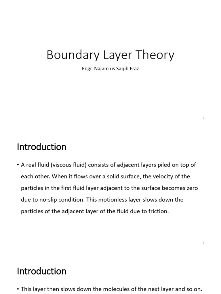 Lecture#5 | PDF | Boundary Layer | Momentum