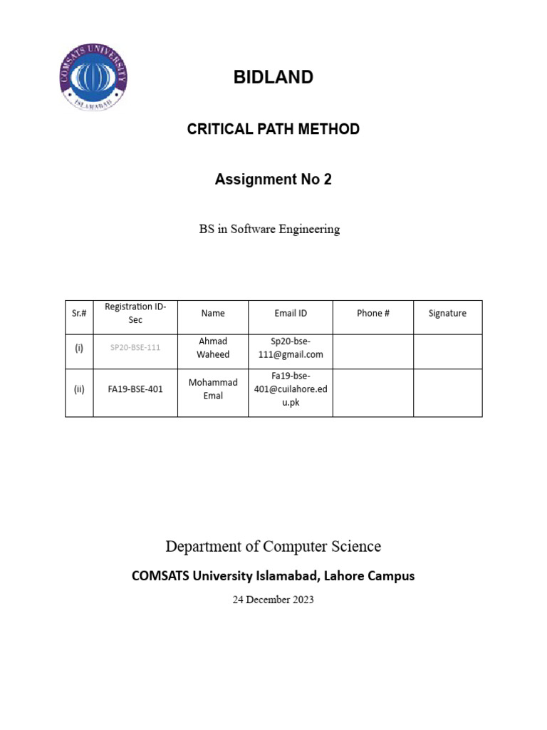 Assignment #2 SPM | Download Free PDF | Software | Software Engineering