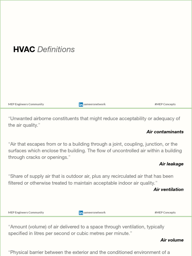 HVAC Definitions | PDF