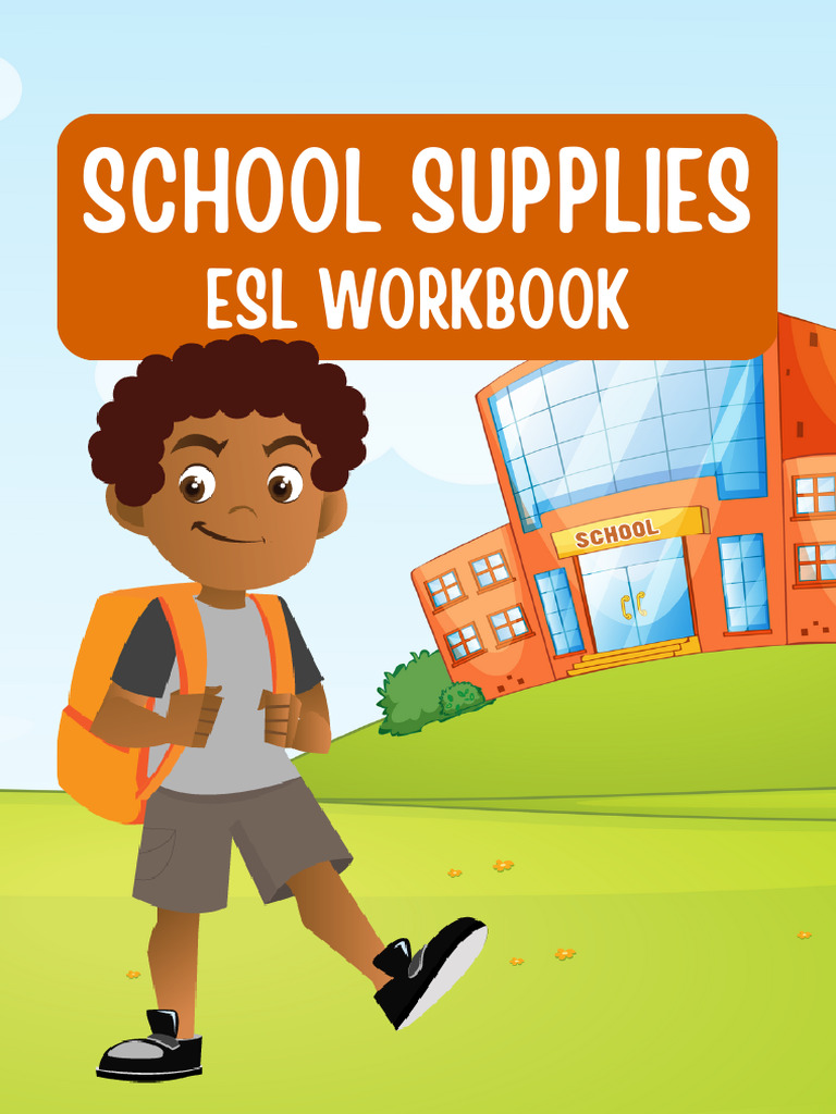 ESL School Supplies Workbook Activities | PDF