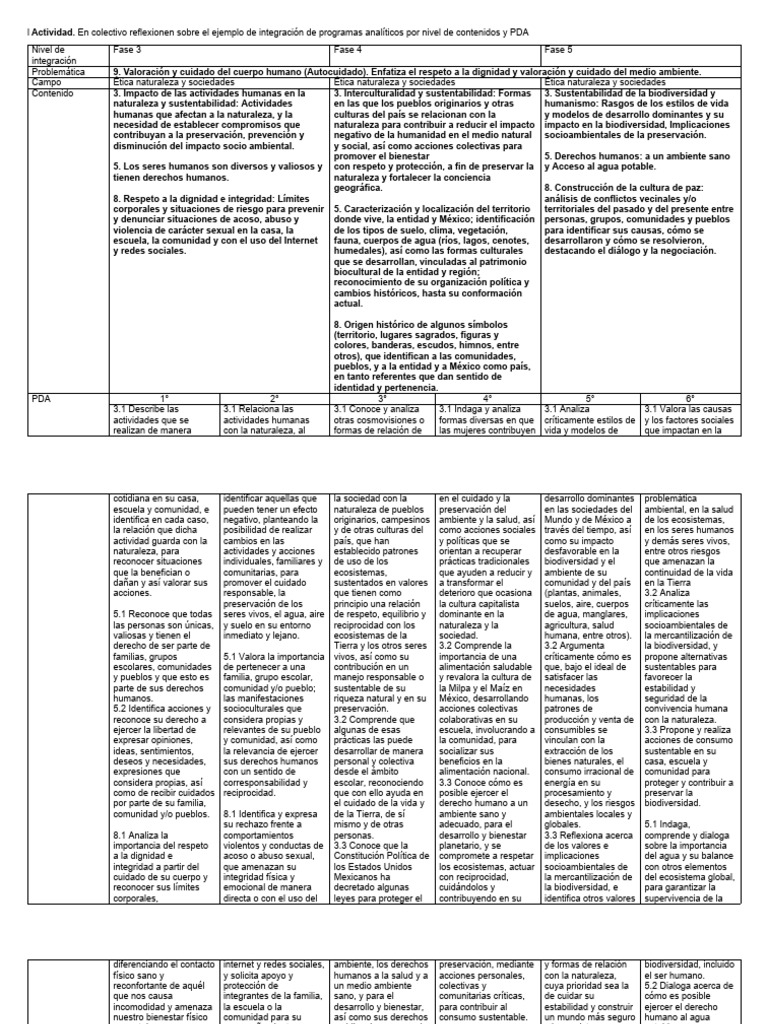Problematica 9 Programa Analitico | PDF | Obesidad | Alimentos