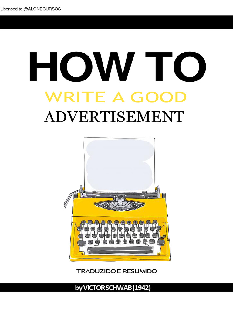 How To Write A Good Advertising (Copy Classics) | PDF | Publicidade ...