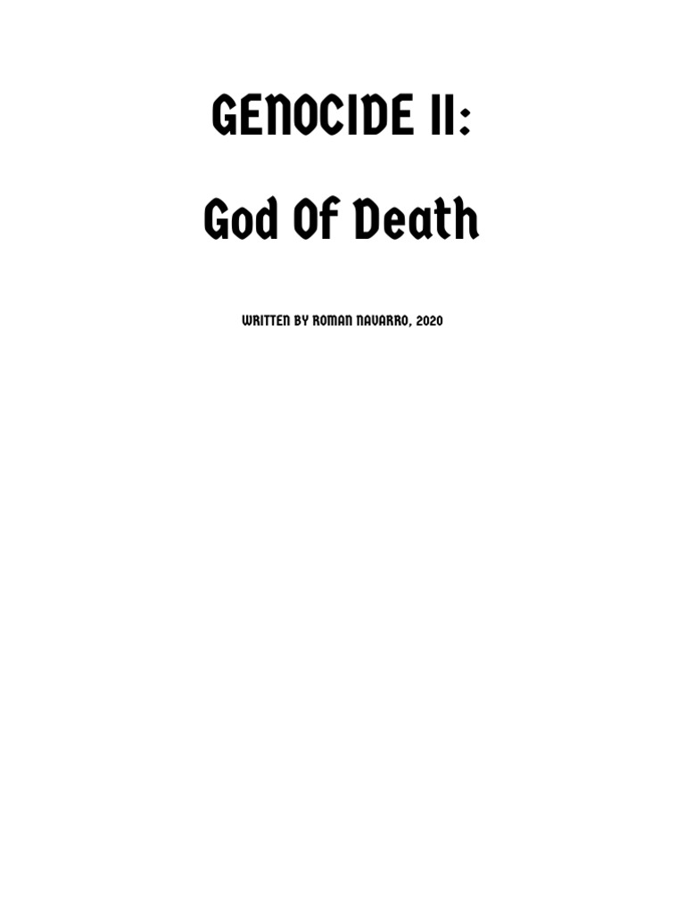 Genocide II - God of Death | PDF