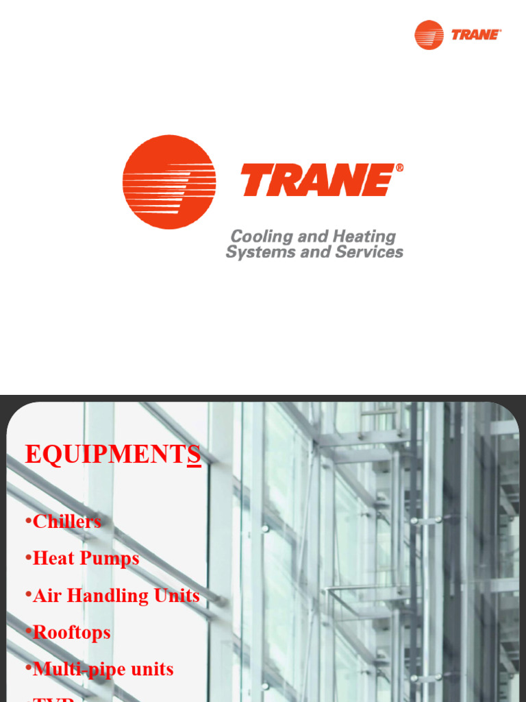 Trane Presentation | Download Free PDF | Heat Pump | Applied And ...