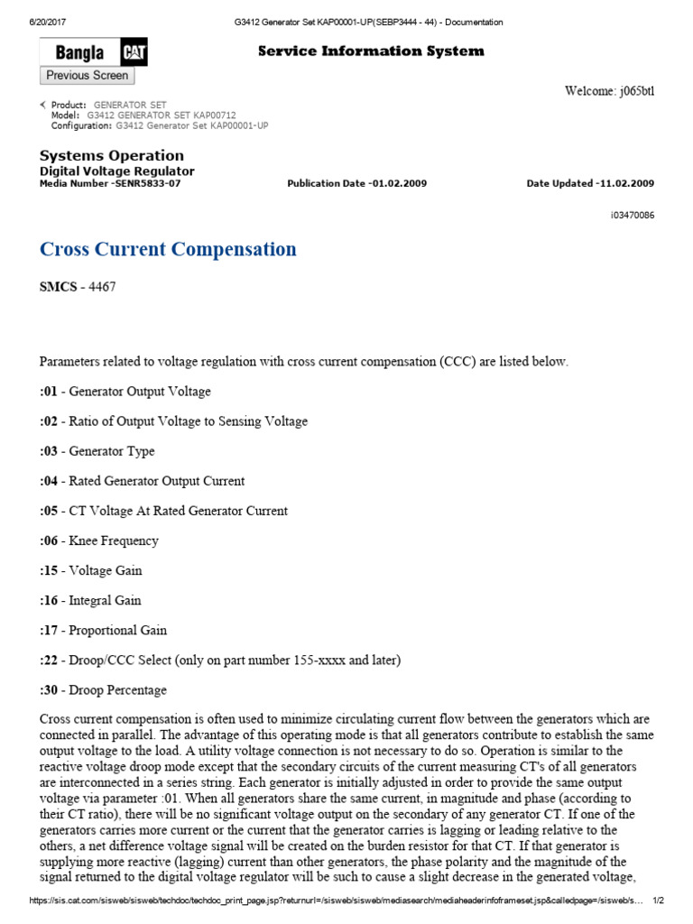 Cross Current Compensation Digital Voltage Regulator | PDF | Electric ...