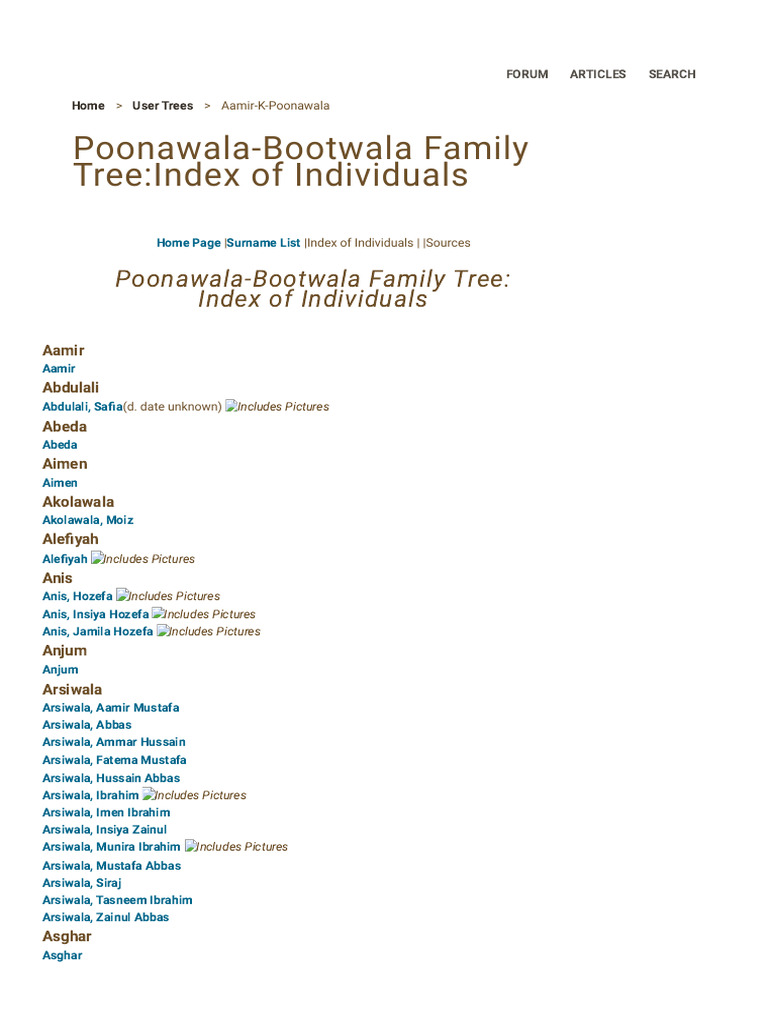 Aamir-K-Poonawala - User Trees | PDF