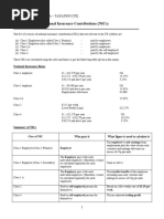 Nib Contribution Rate Sheets | PDF | Social Policy | Employee Relations