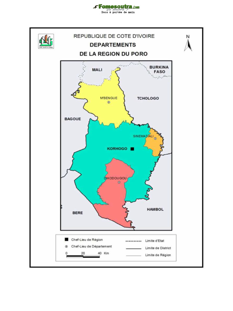 Carte de La Region Du Poro | PDF