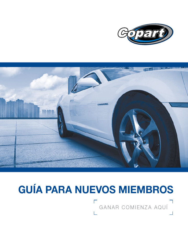 Es Copart Newmemberguide 2017 | PDF | Oferta (economía) | Subasta