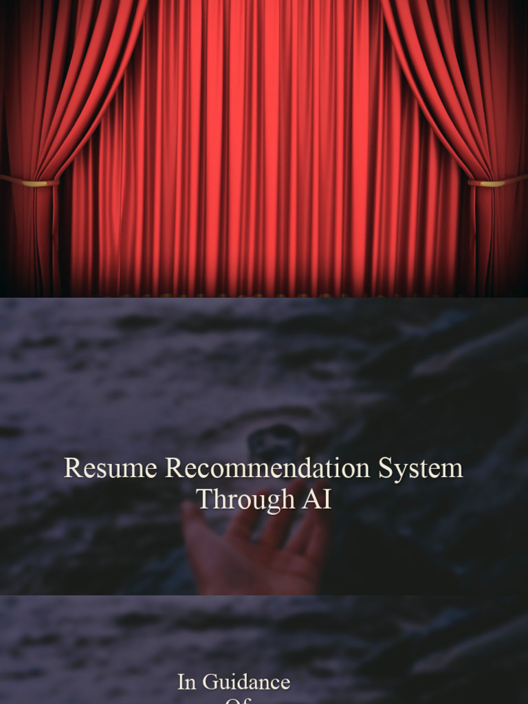 ResumeRecomendationSystemThrough AI | PDF | Software | Computer Programming