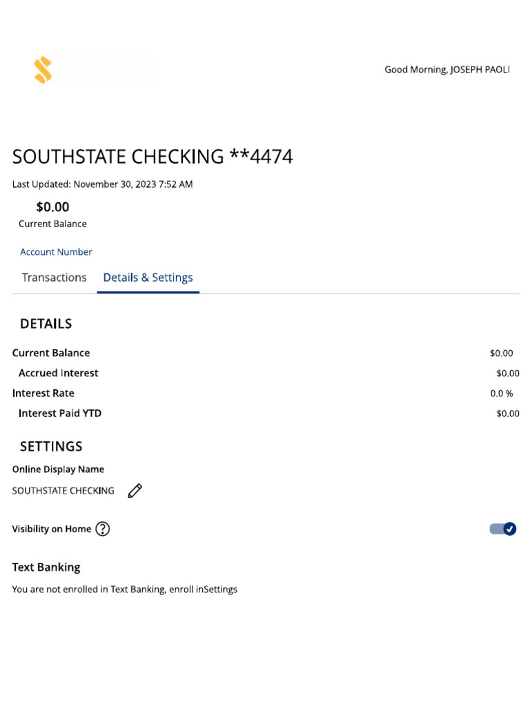 South Statee Letter | PDF