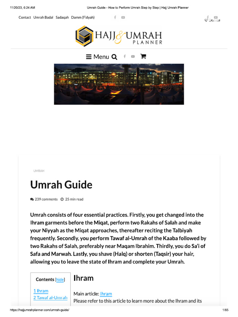 Umrah Guide | PDF