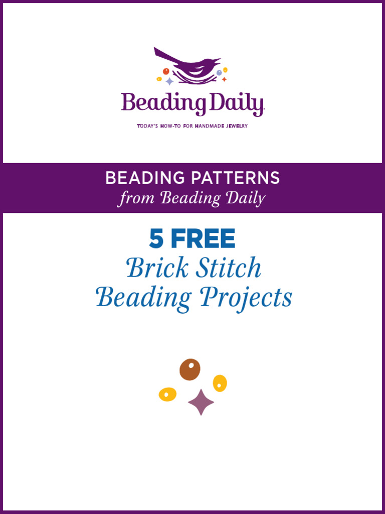 Brick Stitch Pattern | PDF | Beadwork | Bead