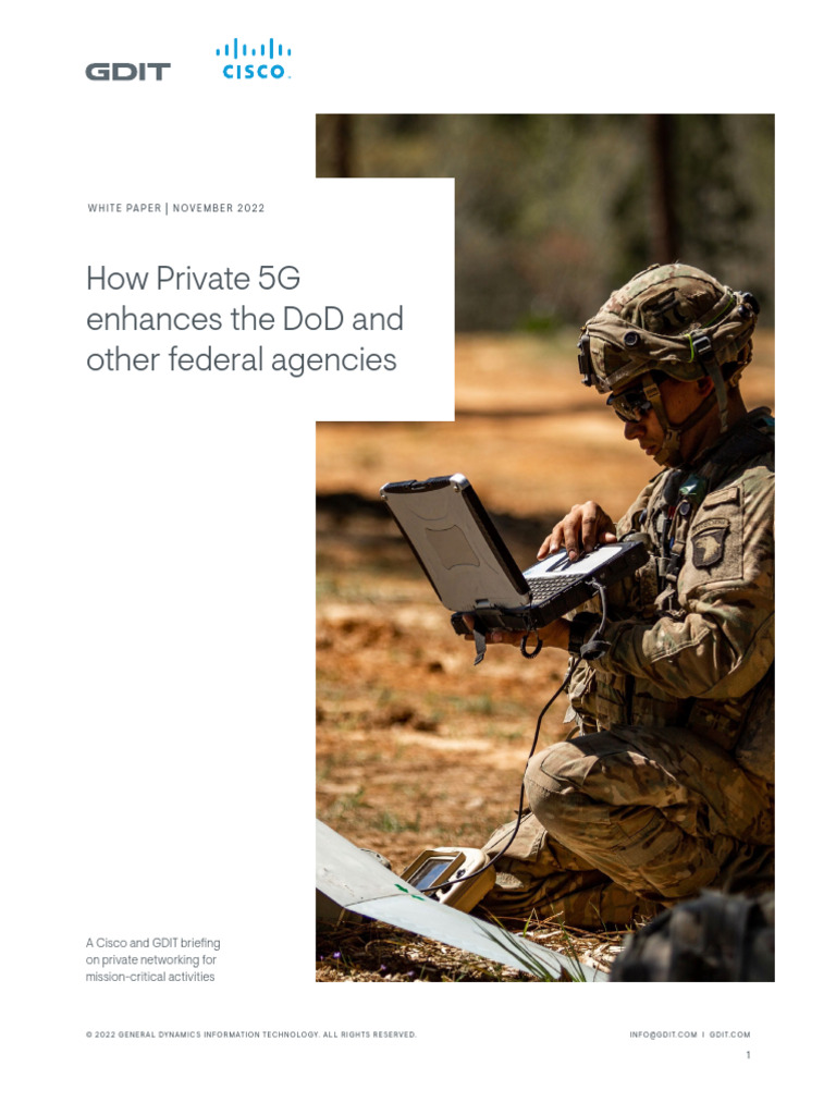 White Paper SP Gdit Private 5g Dod | PDF