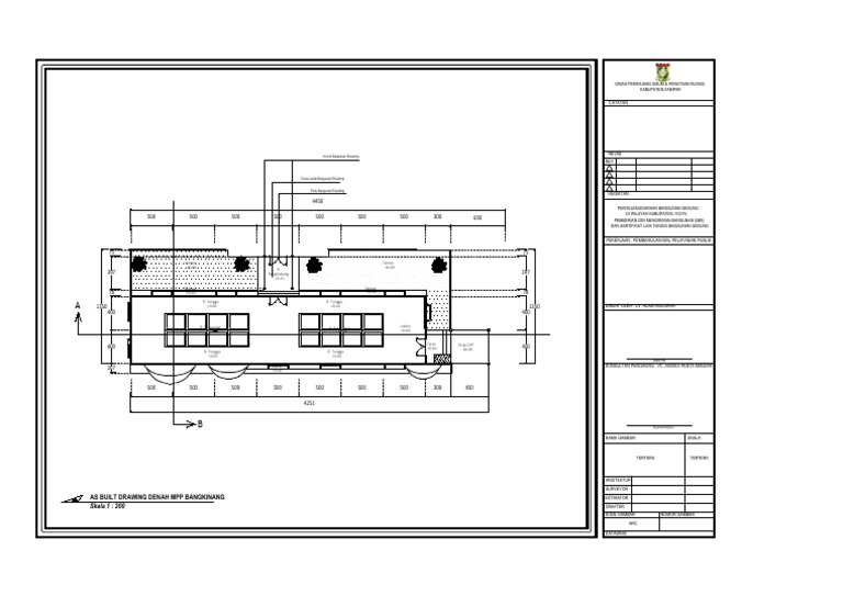 Denah As-Built MPP Bangkinang | PDF