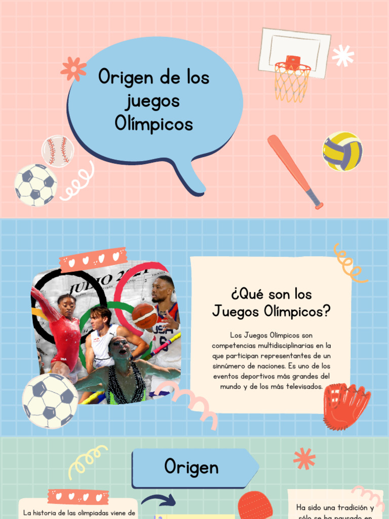 Origen de Los Juegos Olímpicos | PDF | Juegos olímpicos