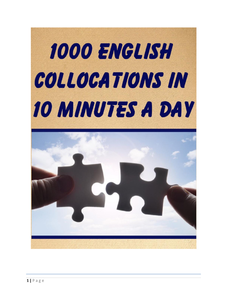 1000 English Collocations | PDF | Family | Academic Degree