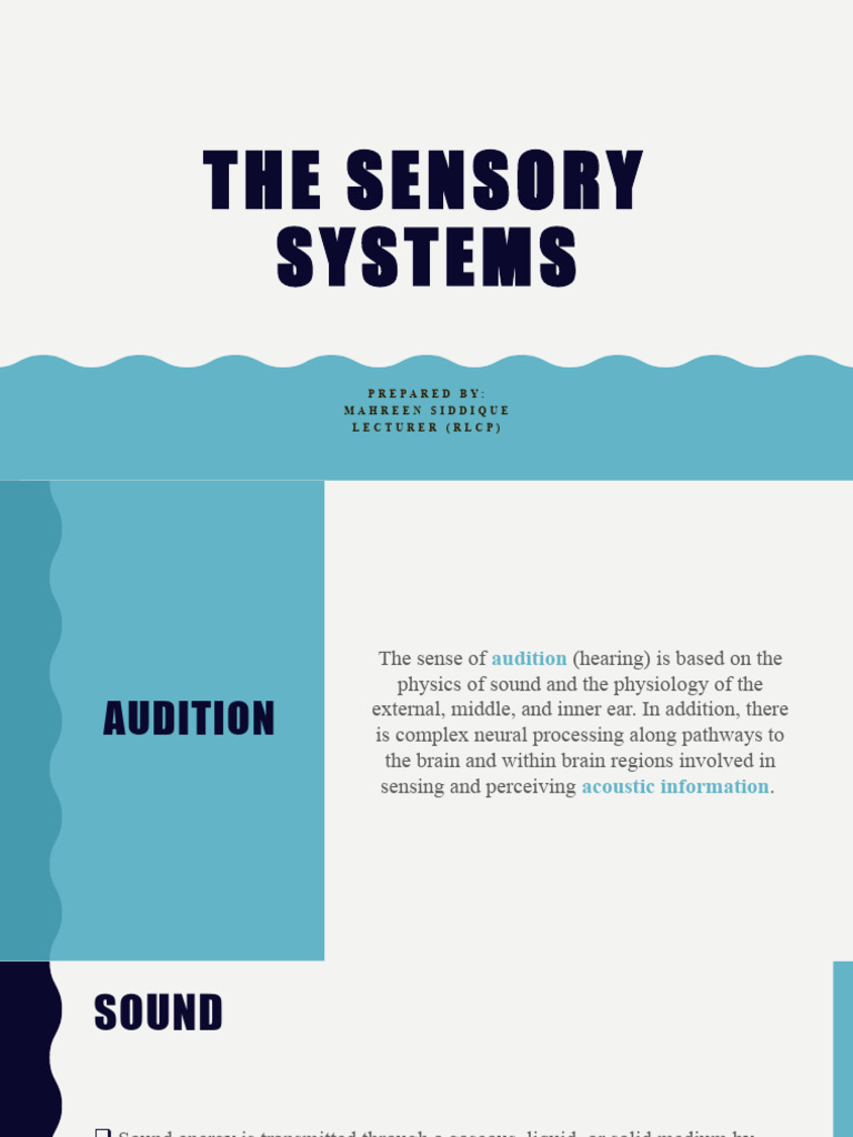 Share THE SENSORY SYSTEMS (Auditory Sense) | PDF | Ear | Hearing
