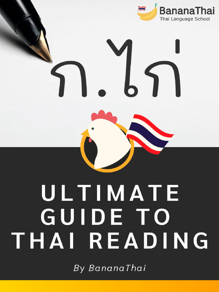 Ultimate Guide To Thai Reading - Textbook | PDF
