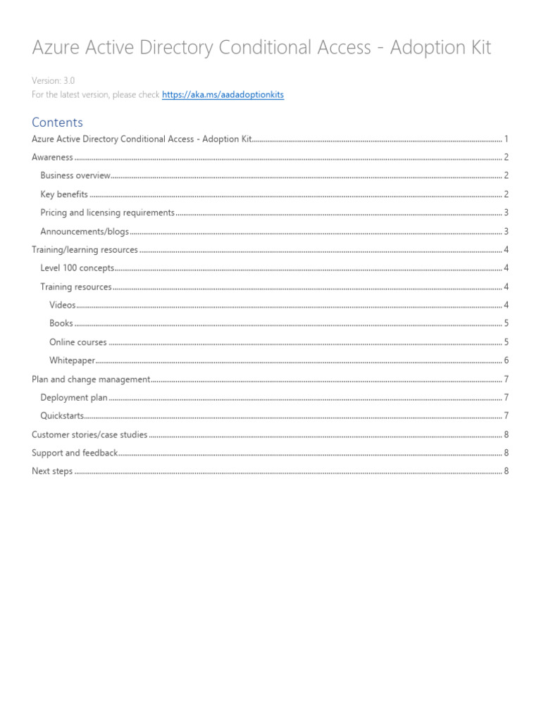 Conditional Access Pdf Microsoft Azure Cloud Computing