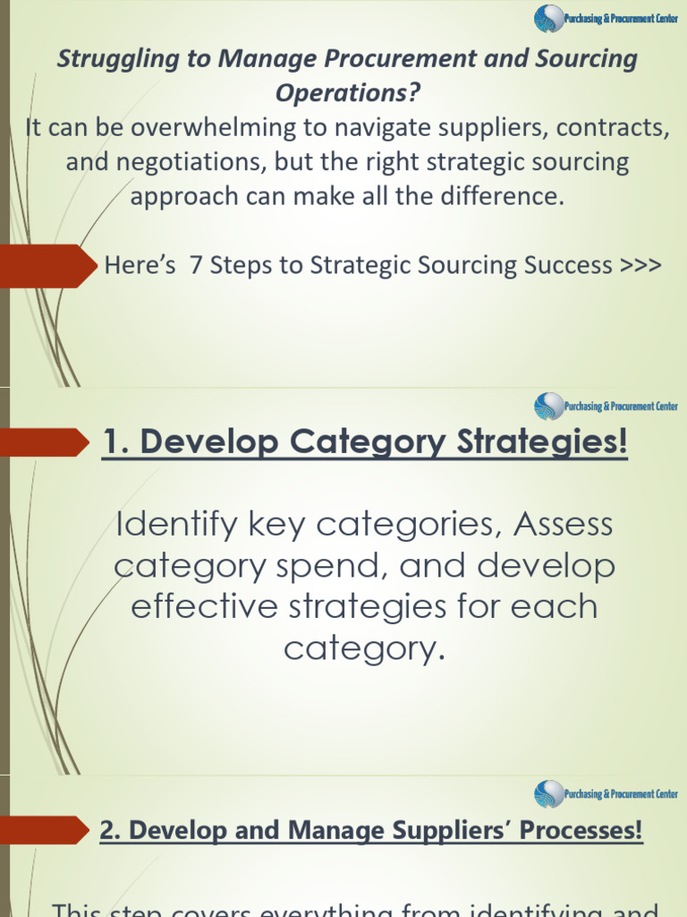 7 Step Strategic Sourcing Process 1678744888 | PDF 7 Step Strategic Sourcing Process 1678744888 | PDF