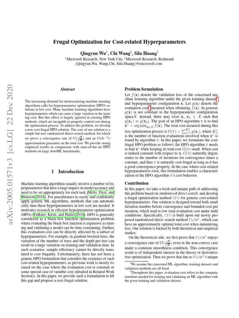 Cost-Effective Hyperparameter Optimization | PDF | Teaching Methods ...
