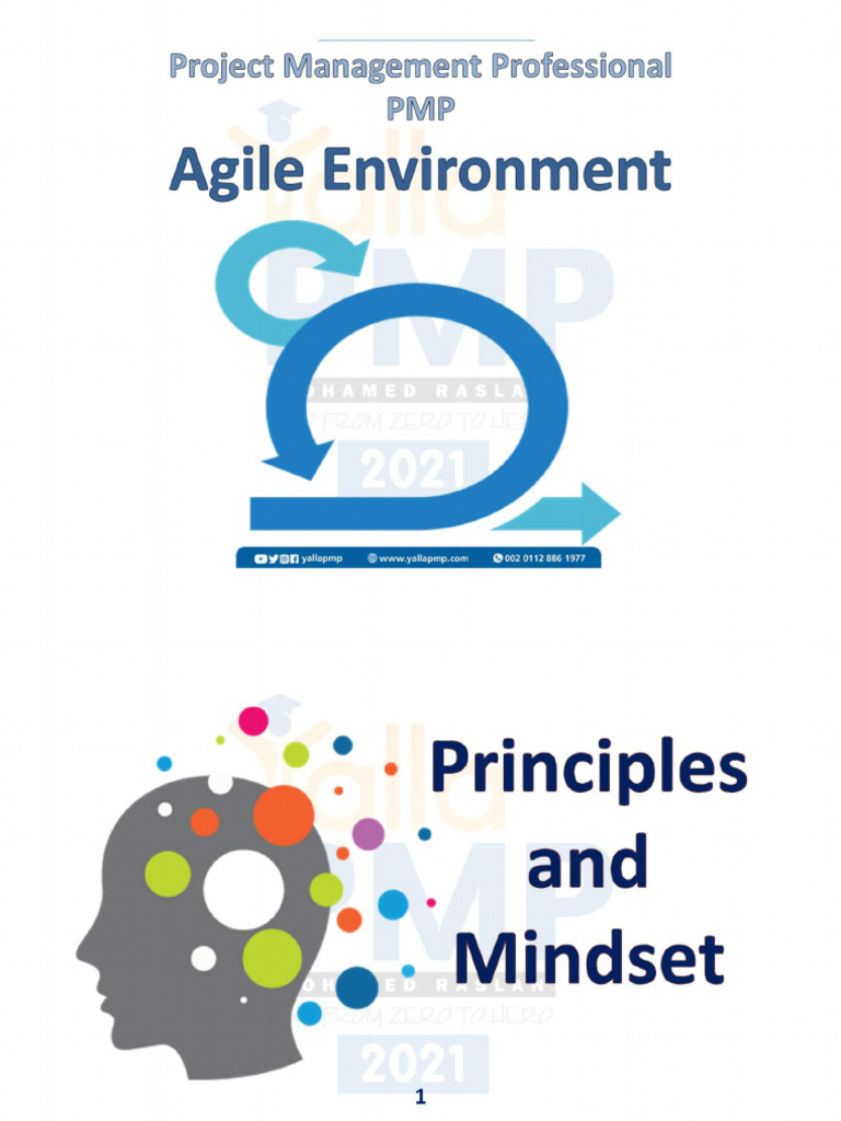 PMP-Agile Environment | PDF