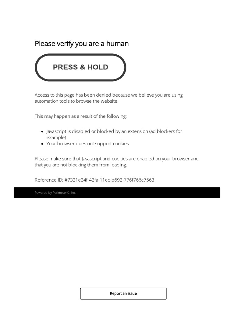 Press & Hold: Please Verify You Are A Human | PDF
