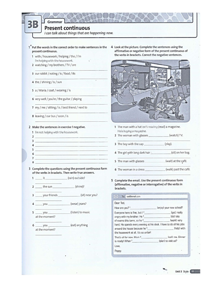 English F3 Exercises | PDF