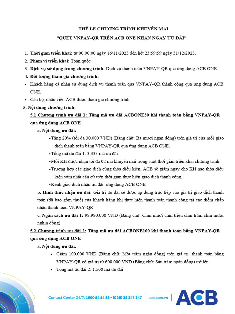 The Le CTKM VNPAY | PDF